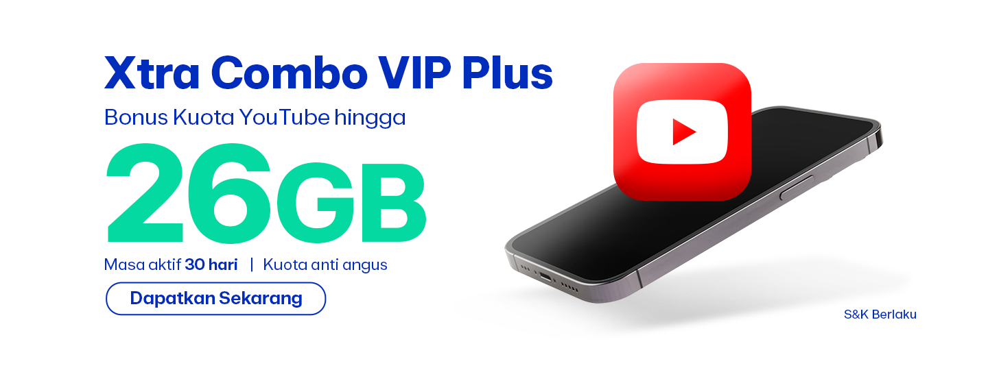 Beli Paket Internet Xtra Combo Plus VIP atau Regular - XL SMART